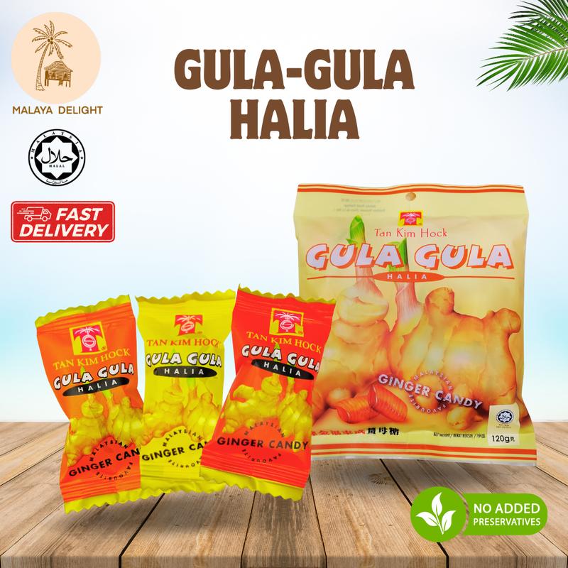 Gula-gula Halia HALAL Tan Kim Hock 120g | Ginger Candy Traditional ...