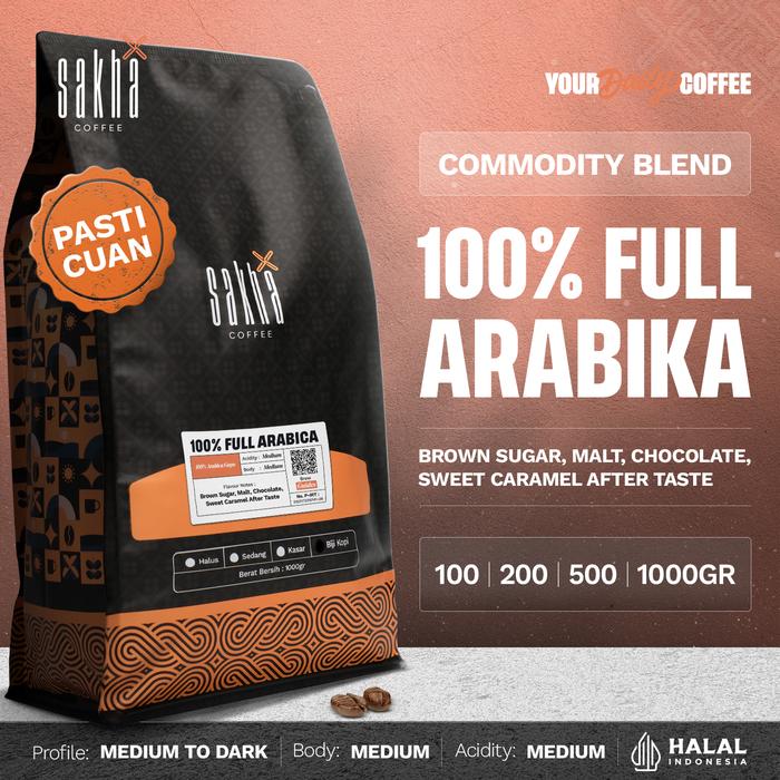 Promo BIJI KOPI 100% FULL ARABICA Commercial Espresso Based By Sakha ...