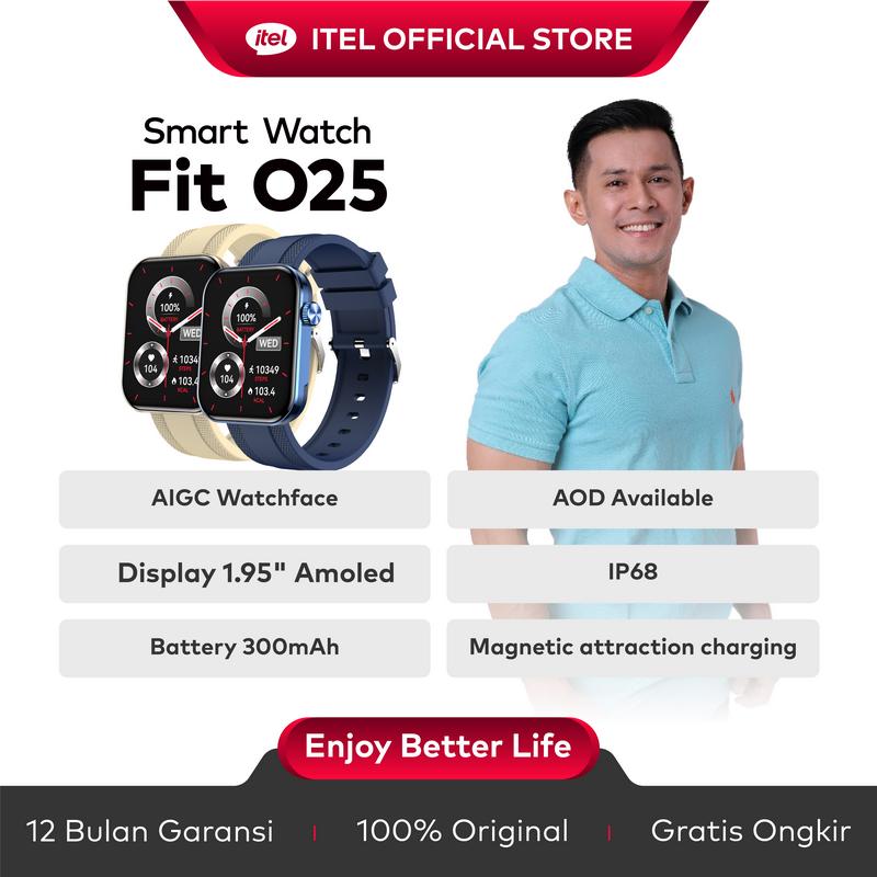 [Exclusive afdhalyusmann] itel O25 Smartwatch | Tampilan Jam - Shop ...