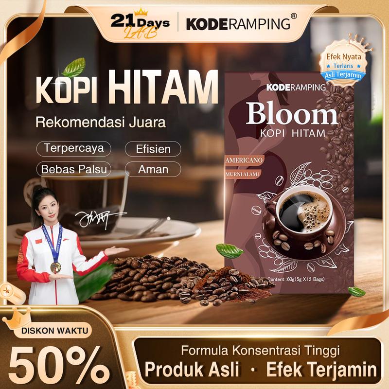 21Days Coffee Americano - Kopi Hitam Bloom Arabika 12(Sachet/Box) Halal ...