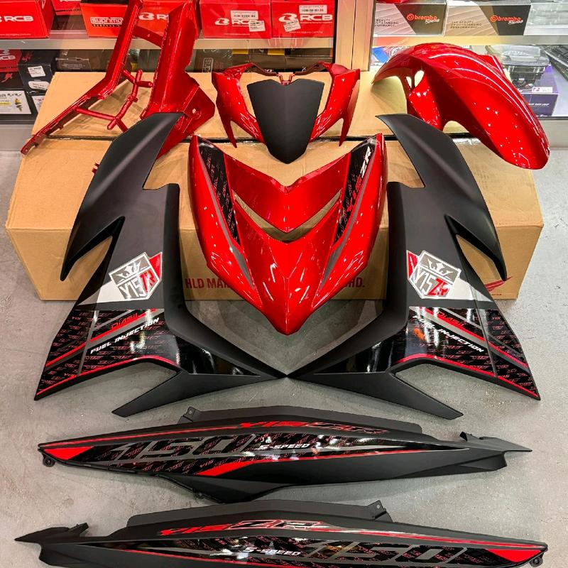 Y15 v1 v2 merah robot cover set tampal siap sticker - TikTok Shop Malaysia