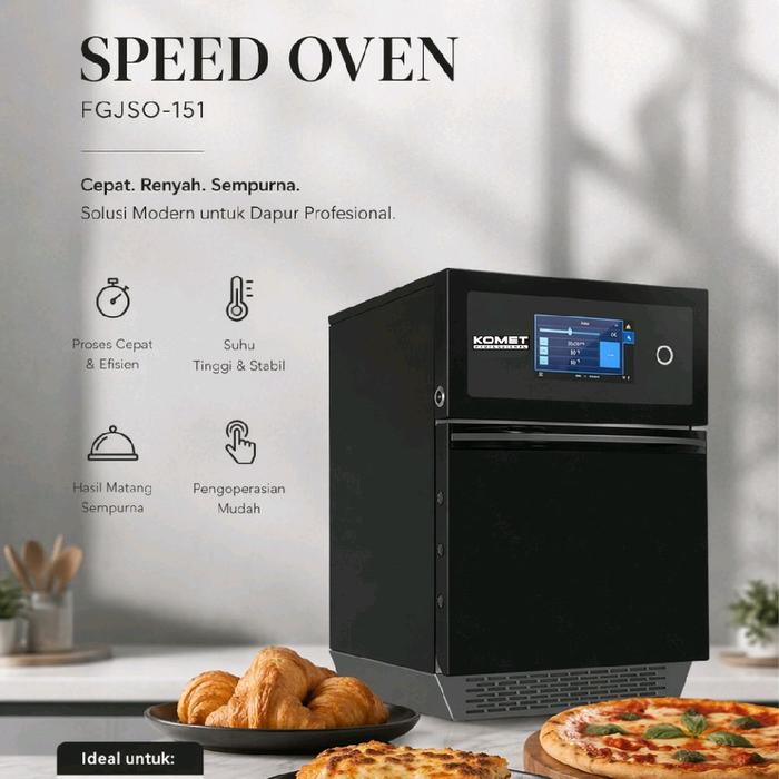Jual KOMET SPEED OVEN - High Speed Oven - 3000Watt FGJSO-151 Black ...