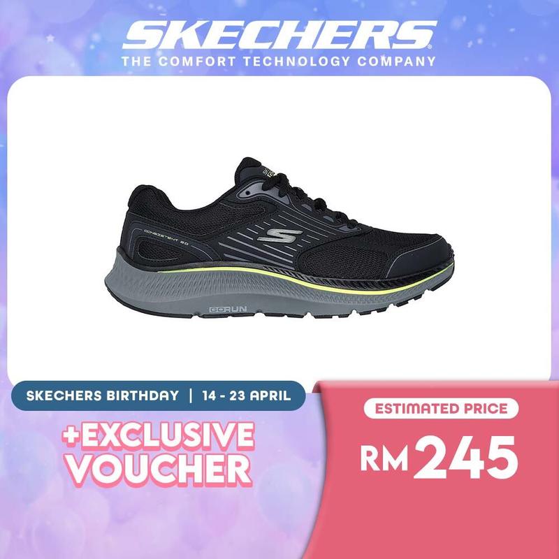 Skechers Men GOrun Consistent 2.0 Empowered Running Shoes - 220866-BKLM ...