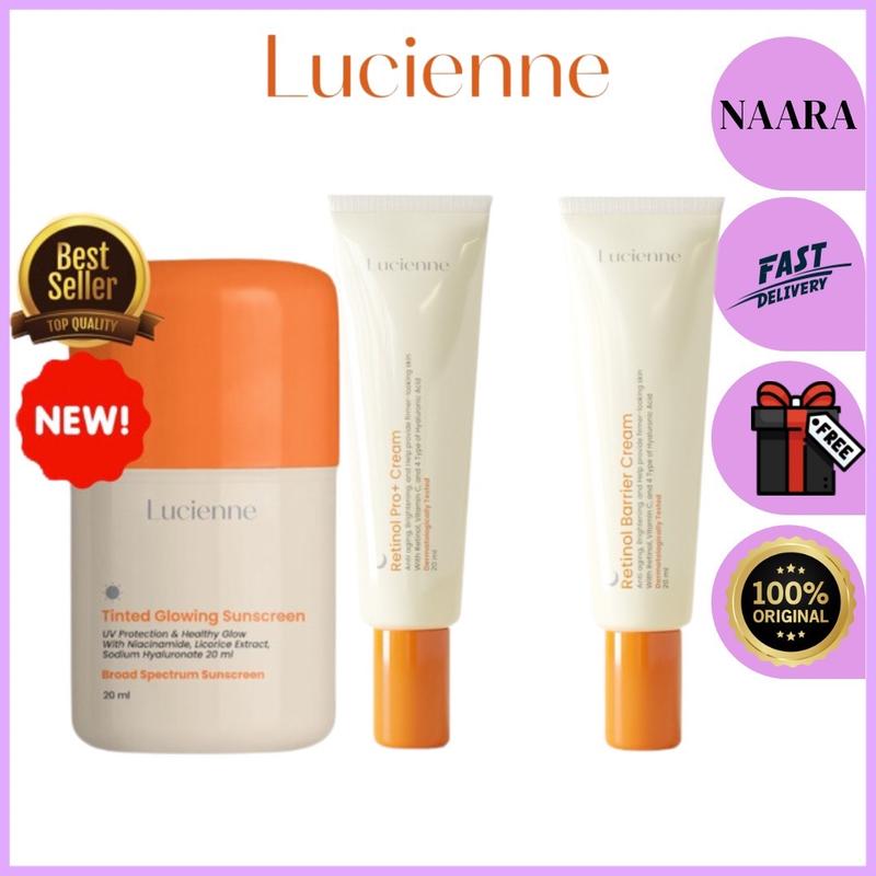 Lucienne Tinted Glowing Sunscreen 20ml / Lucienne Retinol Barrier ...