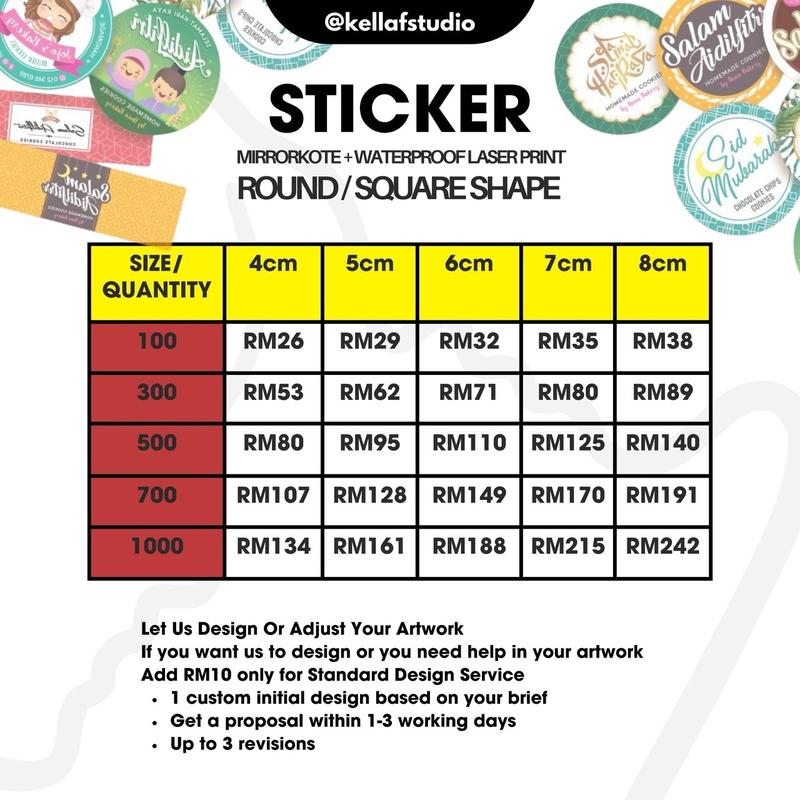 Print Sticker Murah - Mirrorkote Waterproof Ink by Kellaf Studio ...
