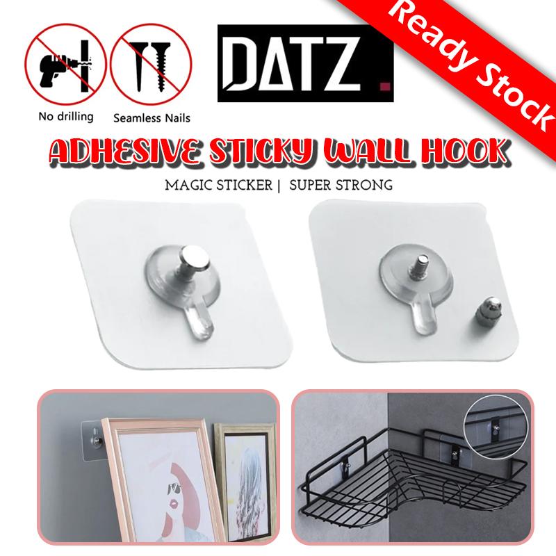 [Datz] Punch-Free Wall Hook Non-Marking Wall Screw Sticker Photo Frame ...