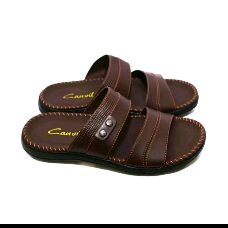 SANDAL PRIA KULIT SENDAL CARVIL SANDAL SLOP PRIA SENDAL VIRA - Shop ...