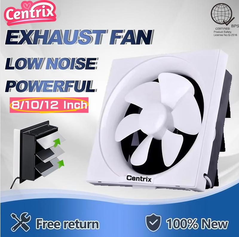 Centrix Exhaust Fan 8" 10" 12" Industrial Exhaust Fan Low Noise ...