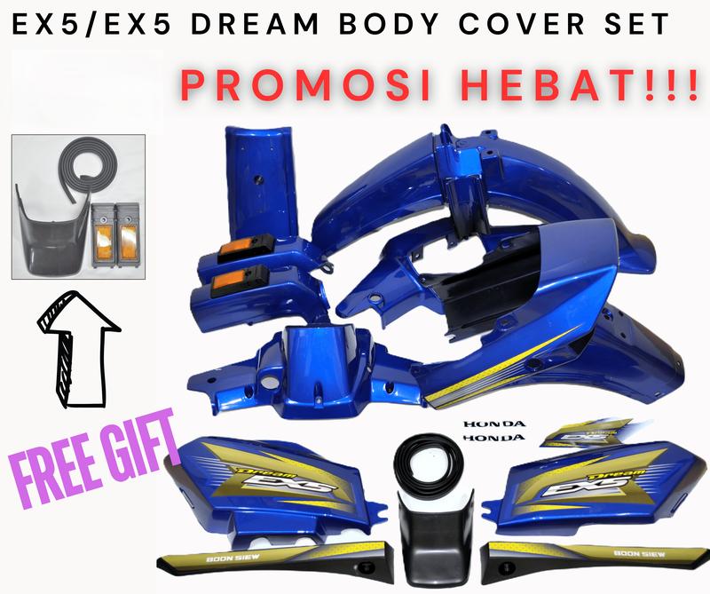 EX5/EX5 Dream Body Cover Set (Siap Tampal Sticker) + Free Gift - TikTok Shop Malaysia