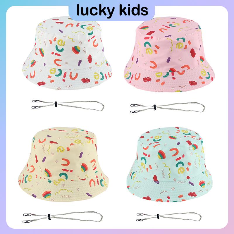 3-6years children bucket cap cartoon printed kids fisherman hat ...