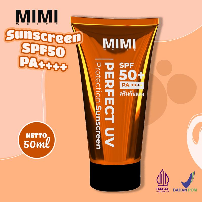 MIMI WHITE SUNSCREEN SPF 50 PA++++ IN VIVO IN VITRO ( Perlindungan ...