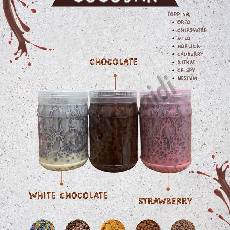 [Saiz 1400ml] Choco Jar Harga Borong Delicious Handmade Homemade ...