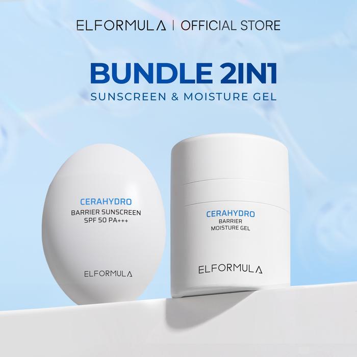 Promo ELFORMULA Bundle 2in1 - CeraHydro Barrier Repair Moisture Gel ...