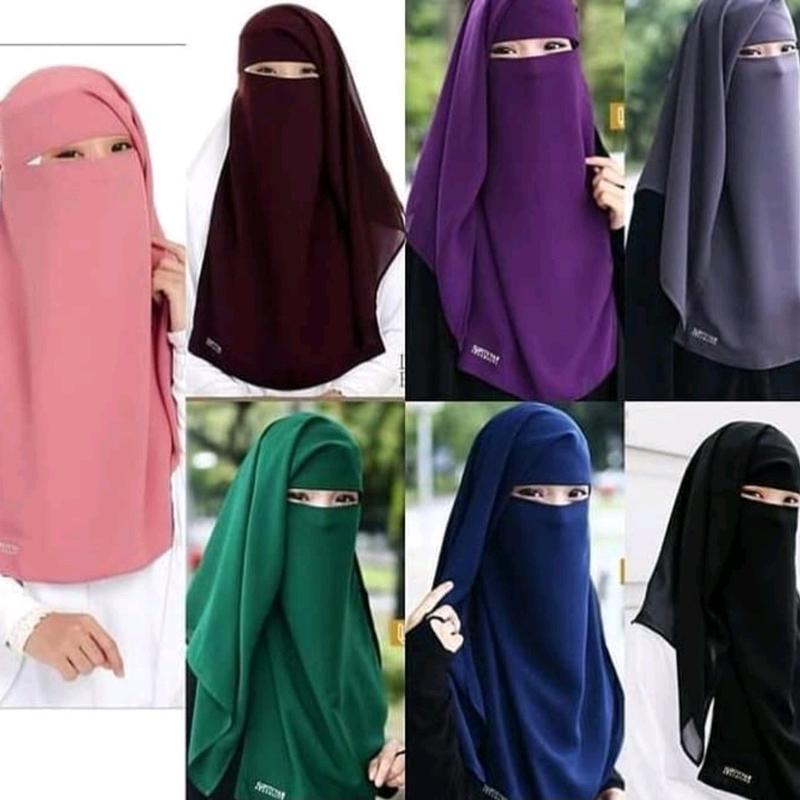 Cadar Niqab Yaman Savira cadar yaman 29 warna Ceruty Hitam Nyaman ...