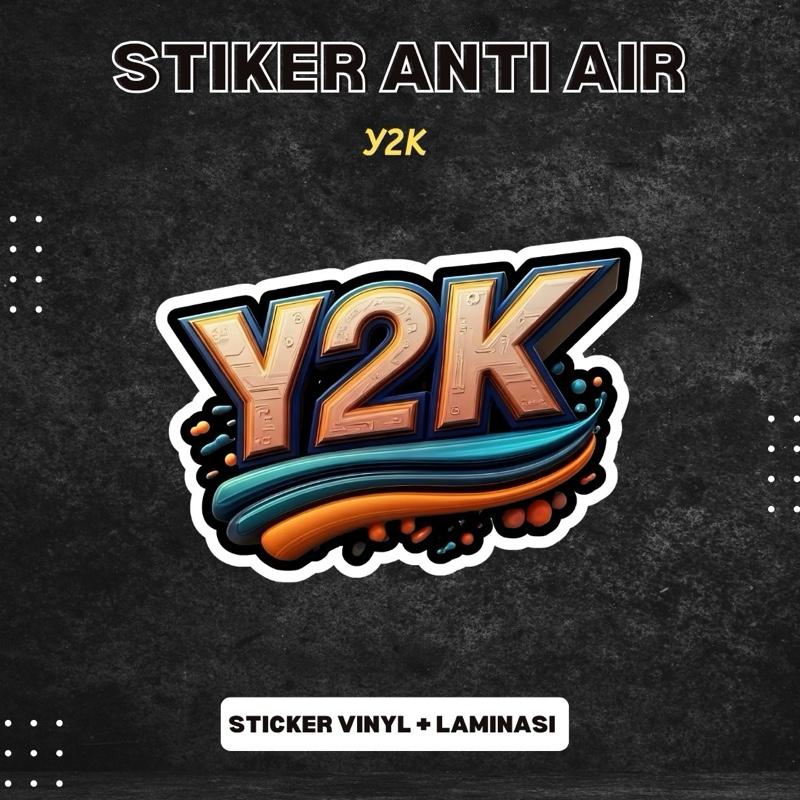 Stiker Y2K crew official Anti Air Ukuran 8x3 - Shop | Tokopedia