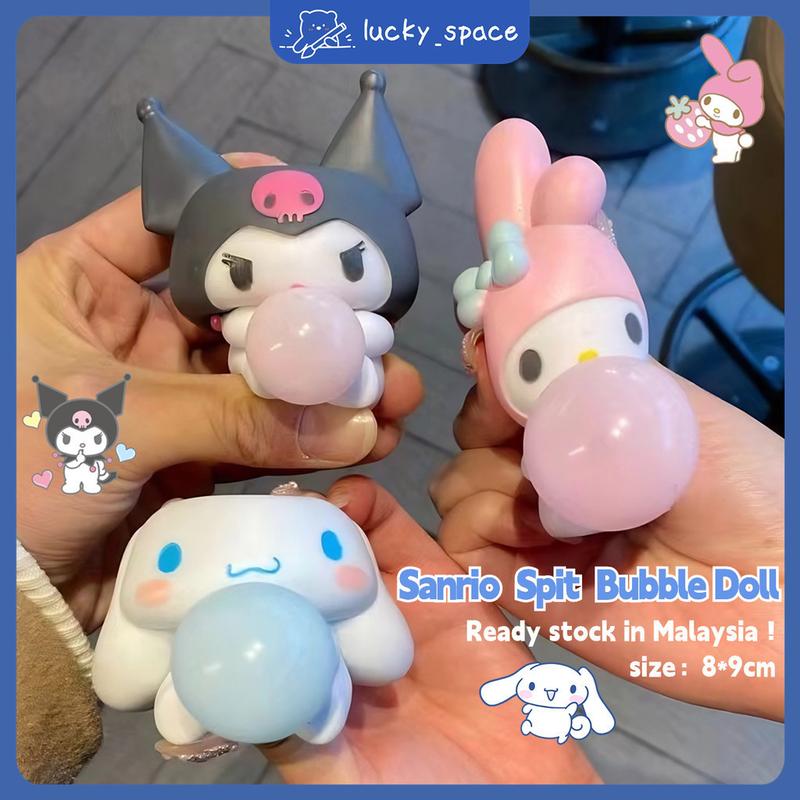 Kuromi Spit Bubble Doll Toys sanrio Squishy Toys Pinch Slow Rebound ...