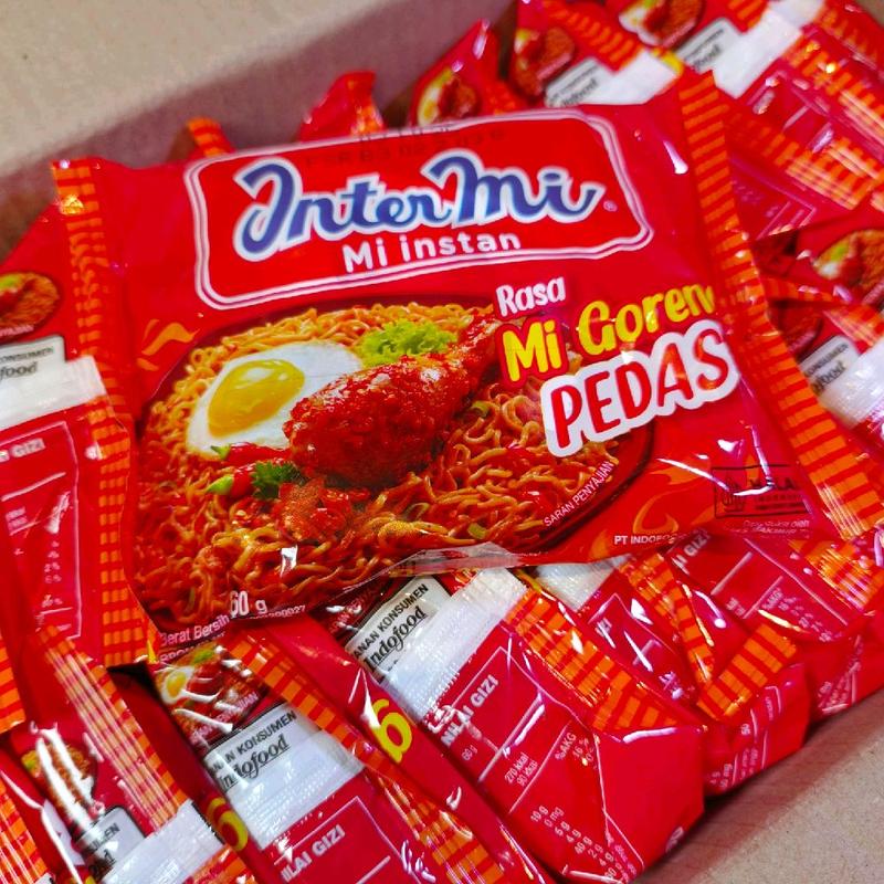 1 dus-40pcs mie Intermi Rasa mie goreng Pedas - Shop | Tokopedia