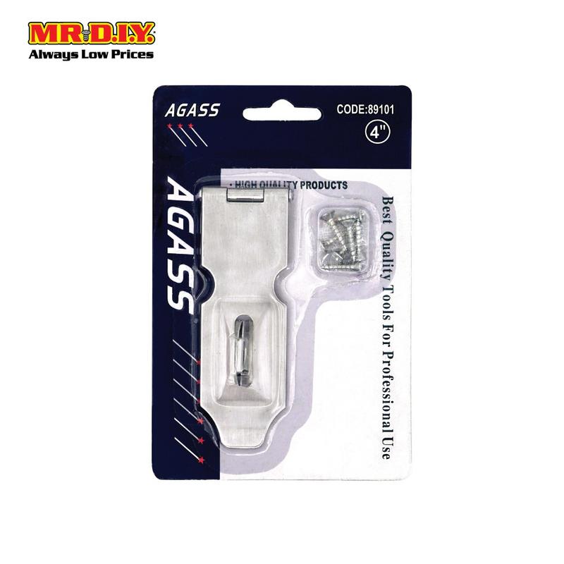 AGASS Hasp Stainless Steel (4”) - Aksesori Pintu - Tidak Karat ...