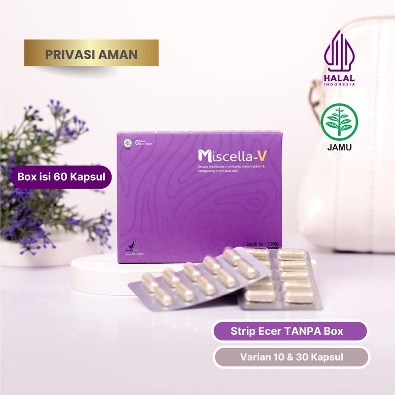 Miscella-V - Membantu Melancarkan Siklus & Nyeri Wanita - Shop | Tokopedia