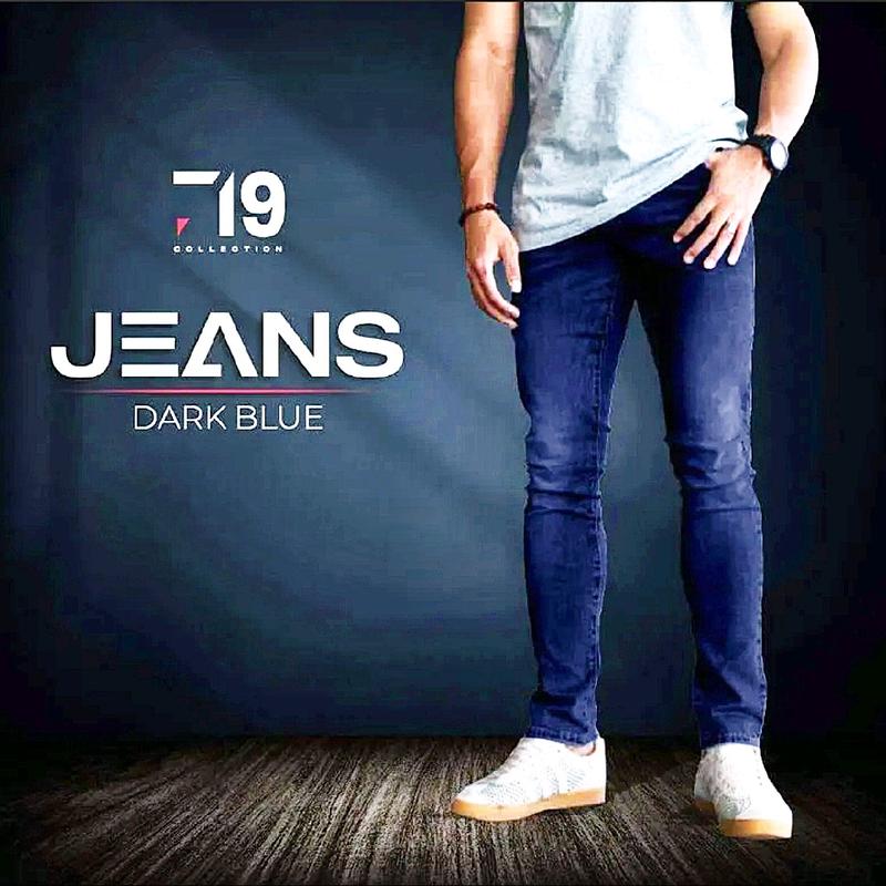Men's Slim Fit Jeans Pants Kain Stretchable kain Tebal - TikTok Shop ...