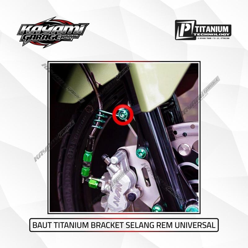 Baut Titanium Bracket selang rem - Shop | Tokopedia