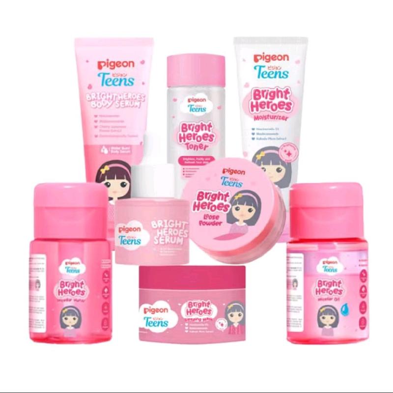 Pigeon Teens Bright Heroes Series ( Serum, Moisturizer, Body Serum ...