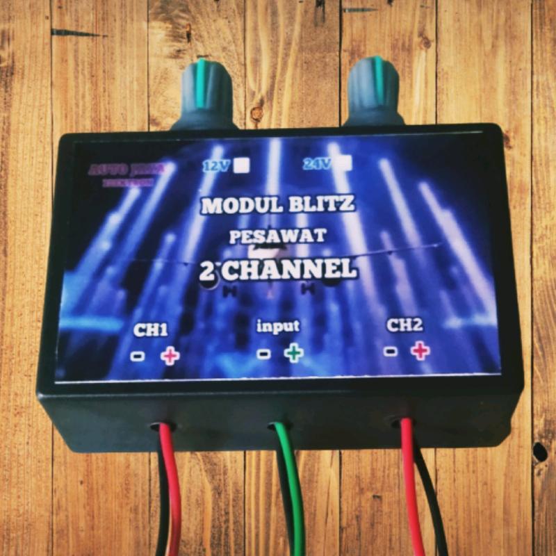 Modul Blitz Pesawat 2 Channel 12V dan 24V Hemat Energi - Shop | Tokopedia