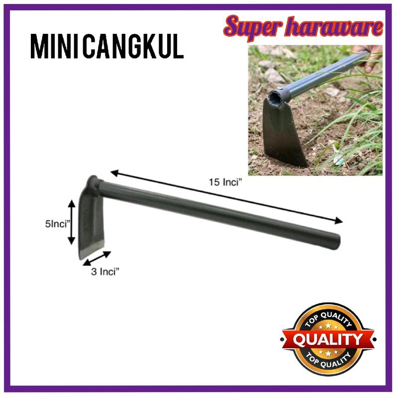 MINI CANGKUL HOE WITH HANDLE/CANGKUL PERTANI MINI/mini cangkul - TikTok ...