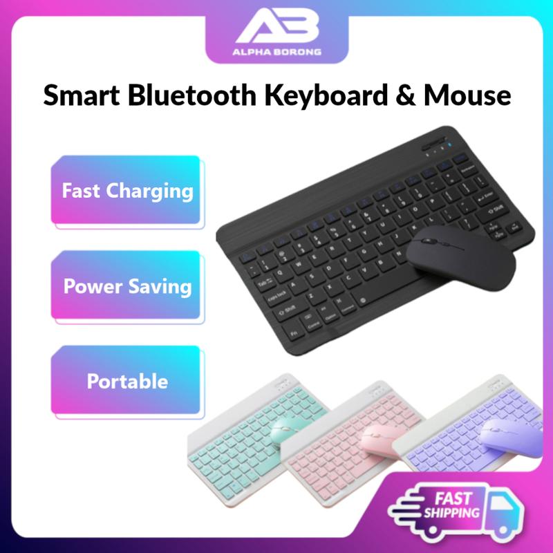 【Alpha Borong】Wireless Bluetooth Ultra-Thin 10-Inch Keyboard - TikTok ...