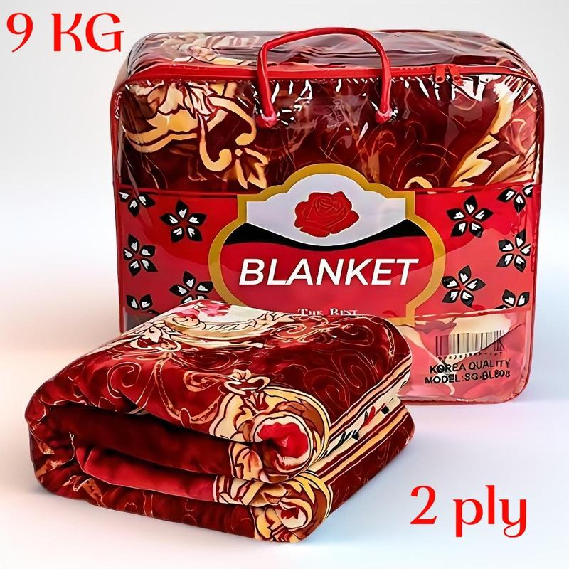 Selimut Queen/King Size Blankat Weight 7kg 8kg 9kg Koria Quality ...