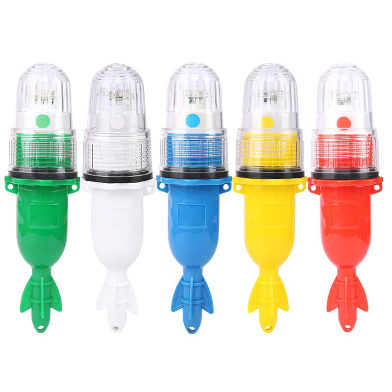 Marine Waterproof Torpedo Blinker Fishing Light Floating Signal ...