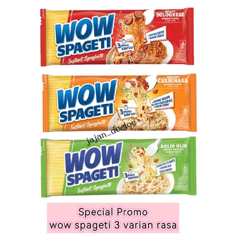 Wow Spageti kemasan 88 gram - Shop | Tokopedia