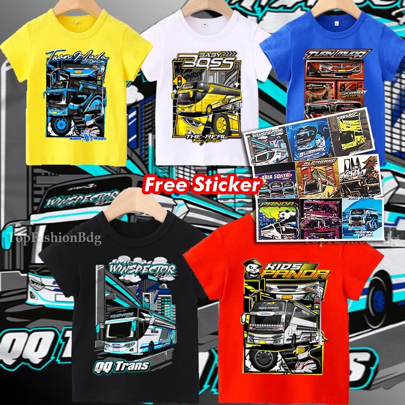 Baju Anak Vector Bus Mania Kaos Bus 1-12 Tahun - Shop | Tokopedia