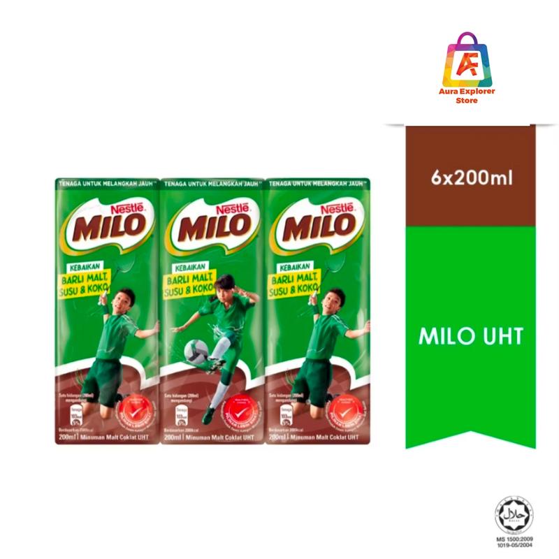 Milo 200ml x 6s Activ-Go Packet Drink Chocolate Coklat Minuman - TikTok ...