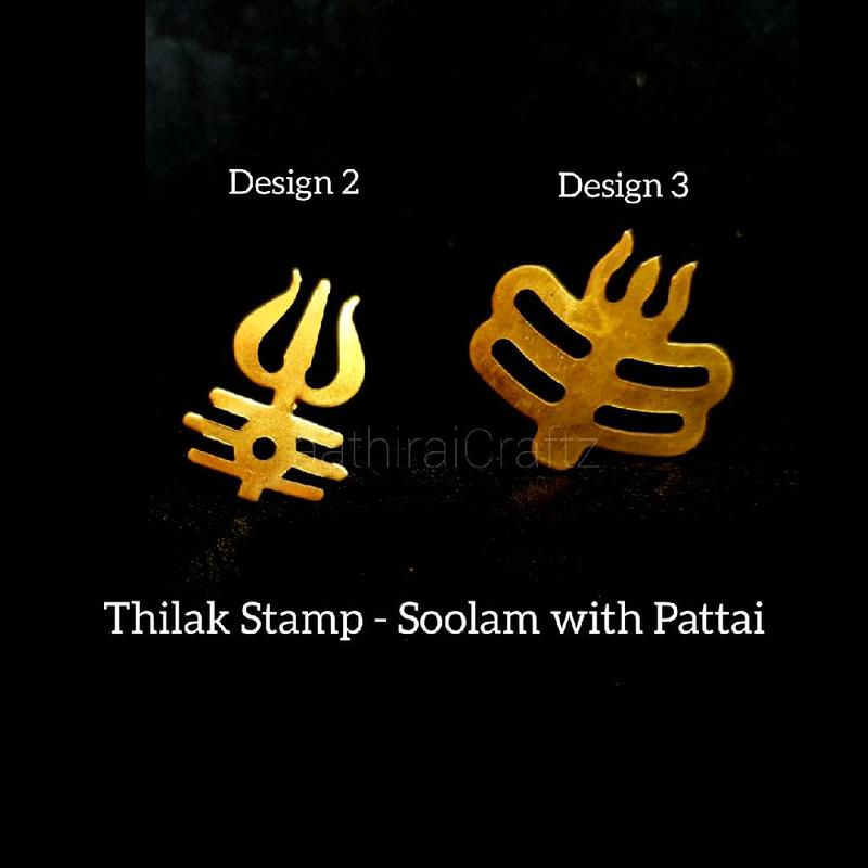 Forehead Naamam / Tilak Stamp in Brass - TikTok Shop Malaysia