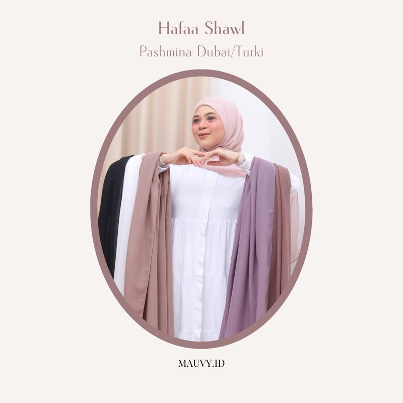 MAUVY — Hafaa Shawl (Pashmina Dubai/Turki) - Shop | Tokopedia