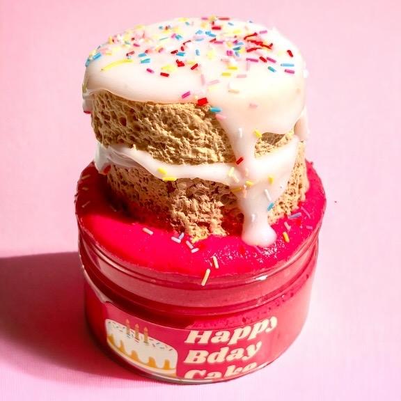Happy Bday Cake Slime DIY - Shop | Tokopedia