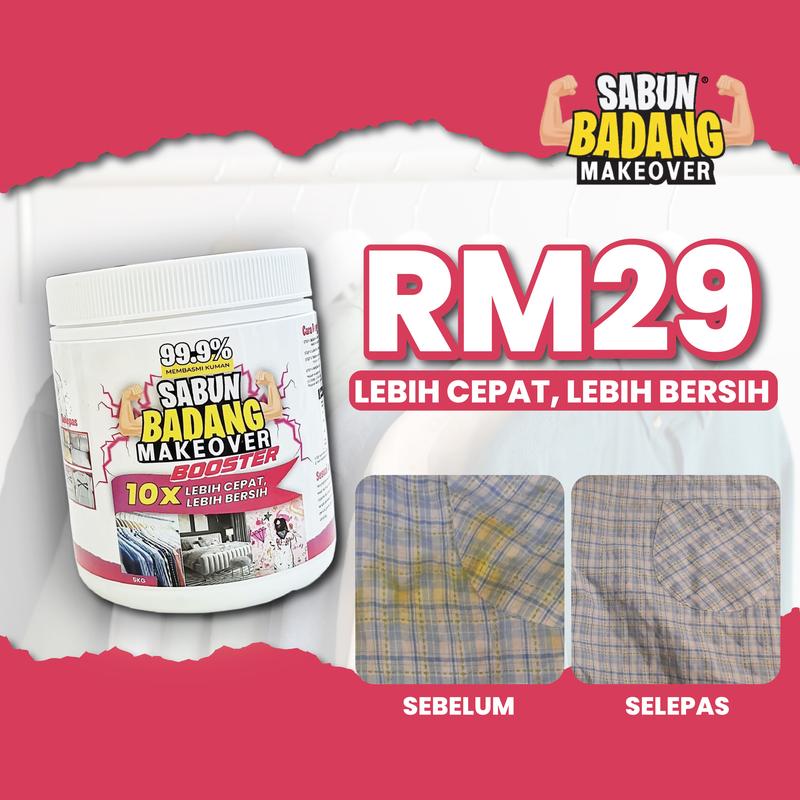 HQ SABUN BADANG MAKEOVER BOOSTER - Bersih | Wangi | Berseri - TikTok ...