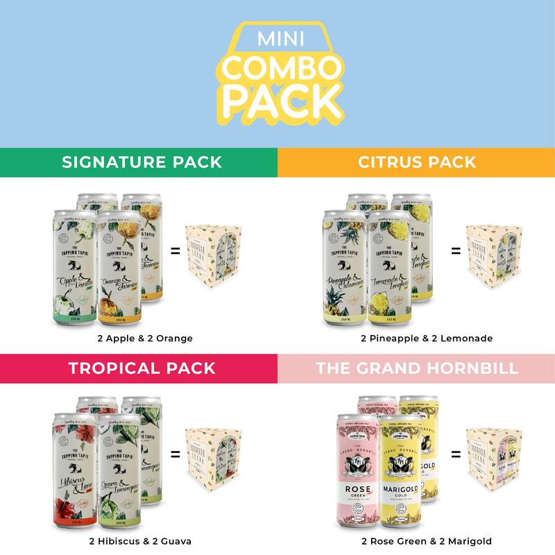ZESTY MINI COMBO x 4 cans 250ml Pack Tropical Fruit Soda Drink - TikTok ...