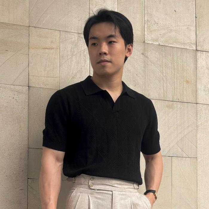 Jual Morementum - Maverson Polo Shirts - Diamond Knit Buttonless ...