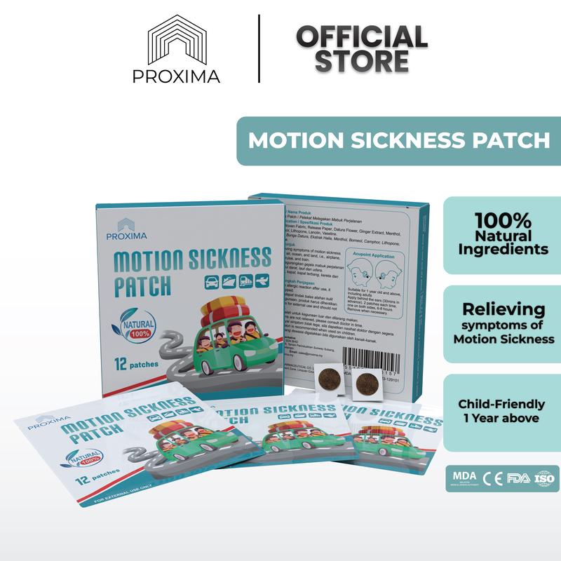 PROXIMA Motion Sickness Patch ( Batuk Kereta, Kapal Terbang, - TikTok ...