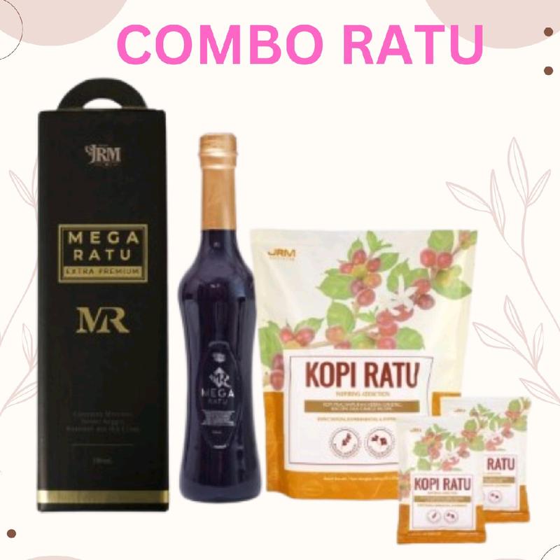 Combo Ratu + Mega Ratu(1) + Kopi Ratu(2) + GoodLuck bag (fgift ...