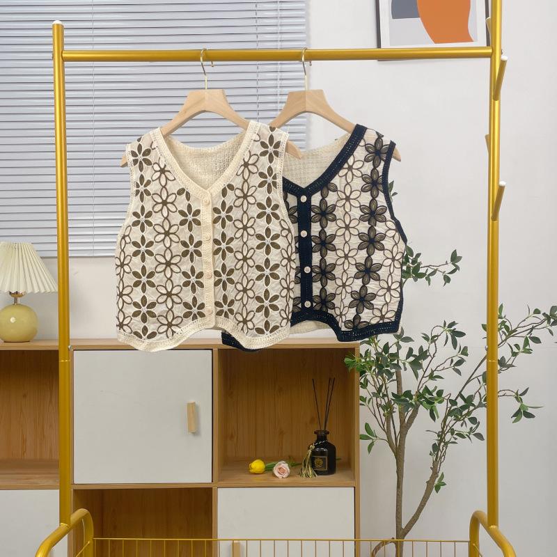 VEST BUNGA LUCU ROMPI FULLKANCING KOREA STYLE - Shop | Tokopedia