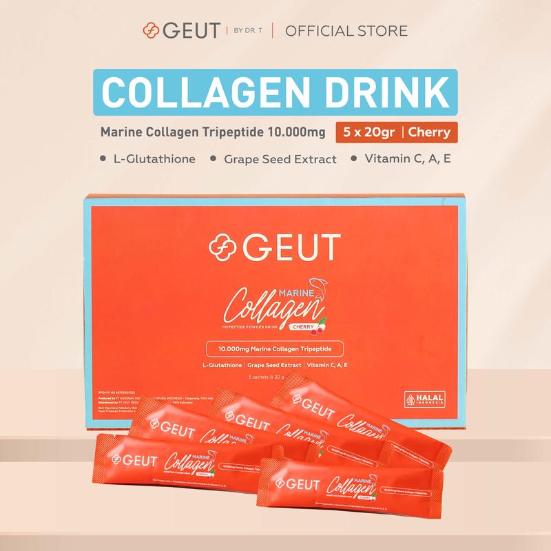 GEUT MARINE COLLAGEN TRIPEPTIDE Cherry 5pcs - Shop | Tokopedia