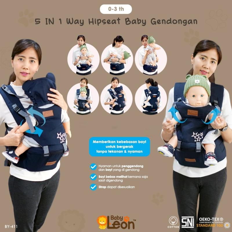BABYLEON Gendongan Bayi 0-3Th 5in1 Way Gendongan Hipseat Bay - Shop ...