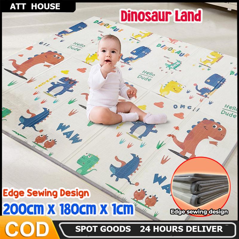 【Ready Stock】Baby Mat (180/200 cm) XPE Double Sided Baby Playmat ...