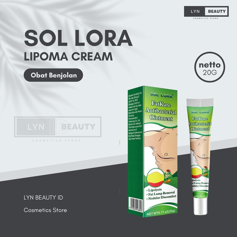 Krim Obat Lipoma Sol lora 20g BPOM Original untuk Mengatasi Benjolan - Shop | Tokopedia