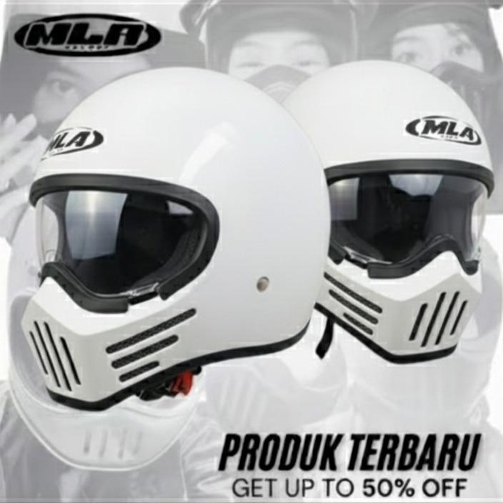 MLA Promo Helm Full Face Cakil Terbaru Desain Modern & Praktis Kaca ...