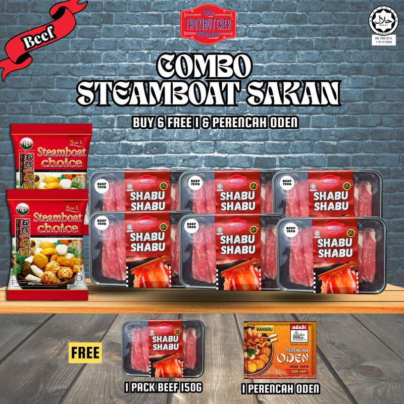 COMBO STEAMBOAT SAKAN SHABU-SHABU DAGING LEMBU PREMIUM BEEF - TikTok ...