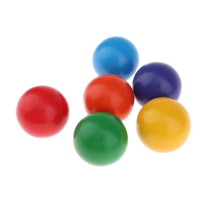 6 Pieces Rainbow Balls Race Game for Kids Child Parties, Birthdays ...